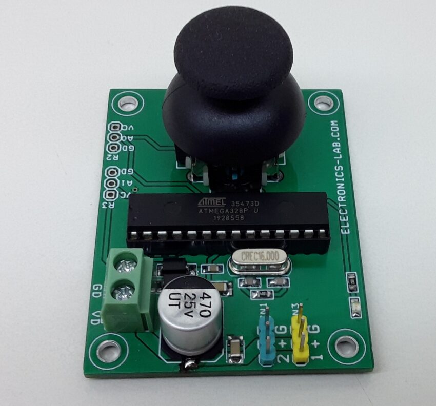 Joystick Controlled 2 x RC Servo motors - Arduino Compatible ...