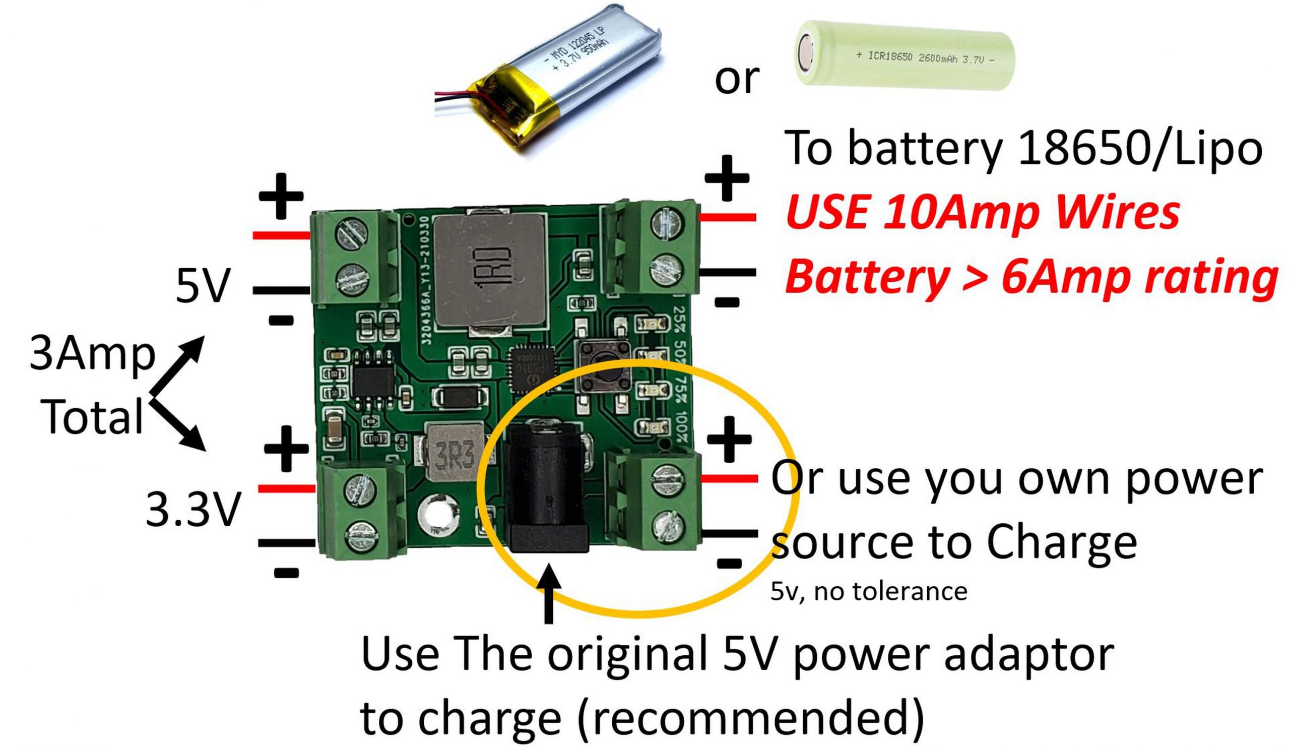 Lithium Battery Battery Management System with 3A Dual Output ... Lithium Battery Battery Management System with 3A Dual Output ...