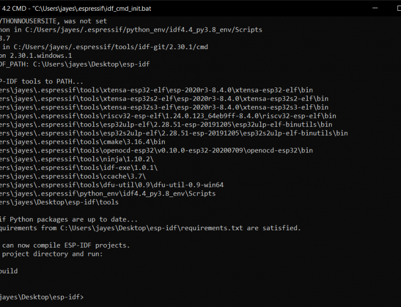 Launch Esp Idf Environment Electronics Lab
