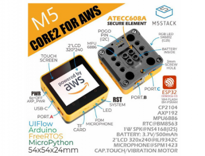 M5Stack Core2 Specs - Electronics-Lab.com