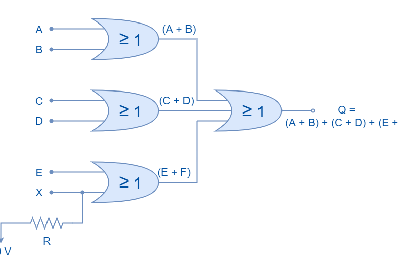 cascade_OR_gates_pull_down - Electronics-Lab.com