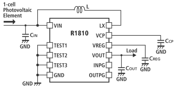R1810 Boost DC/DC Converter is an energy harvesting solution ...