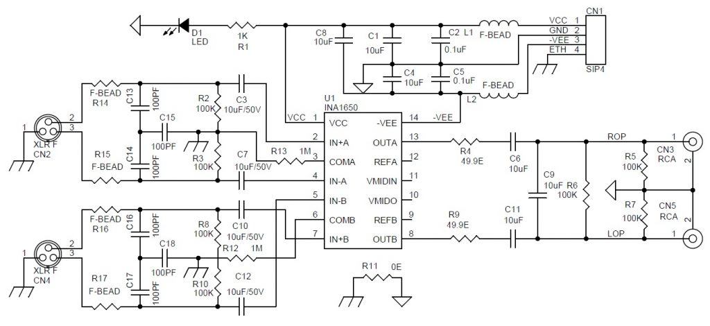 Stereo Balanced to Unbalanced Audio Converter - Electronics-Lab