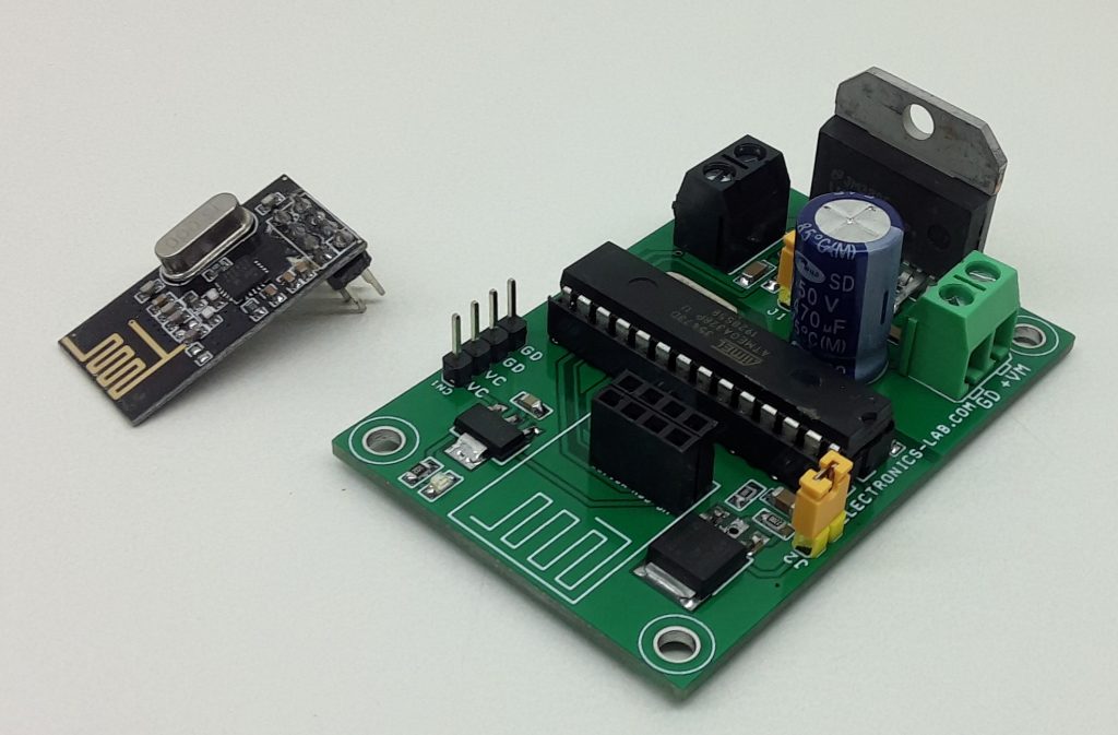 DC Motor Speed, Direction and Brake Control with NRF24L01 RF Module ...