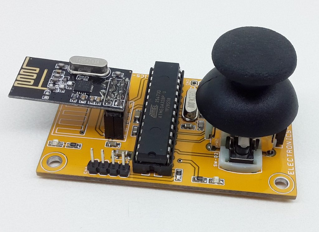 Single Joystick Remote Control Transmitter using NRF24L01 - Arduino ...