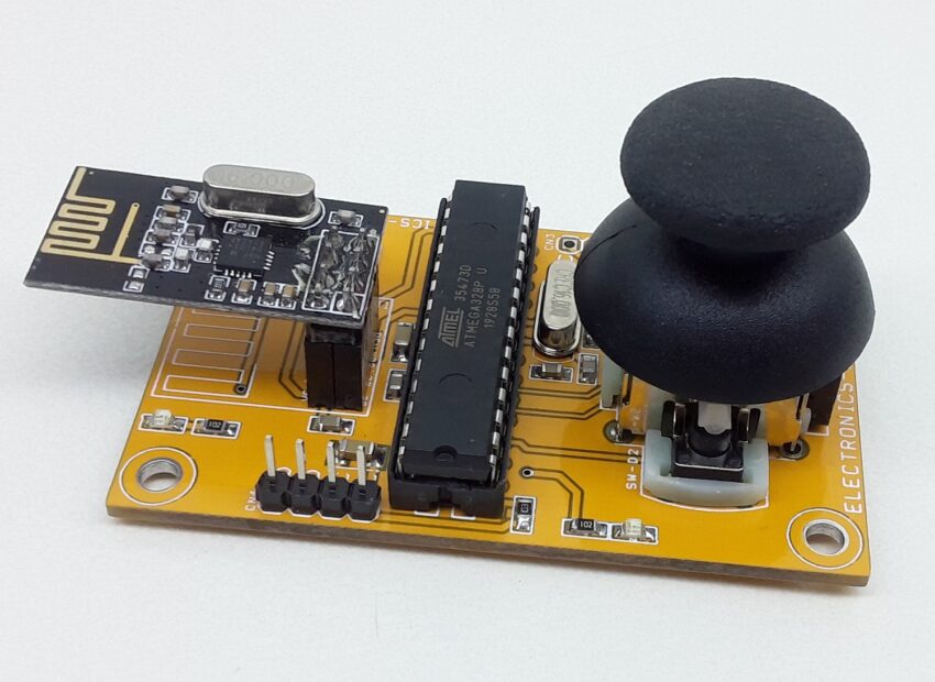 Single Joystick Remote Control Transmitter using NRF24L01 - Arduino ...