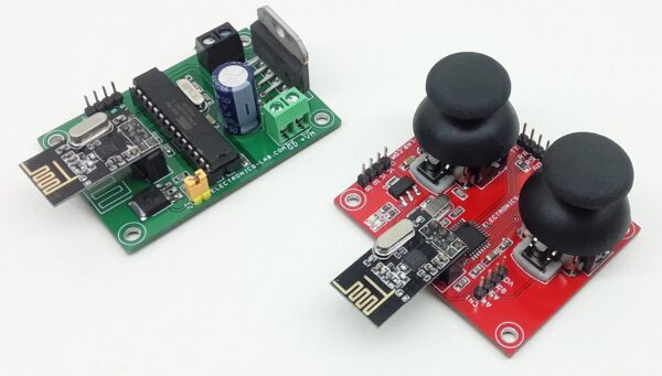 DC Motor Speed, Direction and Brake Control with NRF24L01 RF Module – Arduino Compatible ...