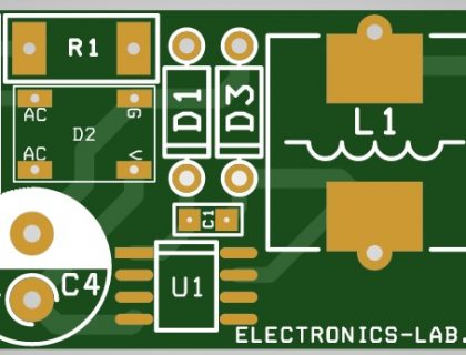 PCB GERB TOP - Electronics-Lab.com