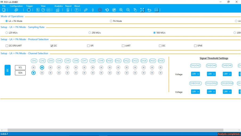 Prodigy Logic Analyser Interface - Electronics-Lab
