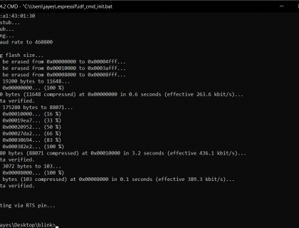 Single LED Blink Example for ESP32-C3-DevKITM-1 - Electronics-Lab.com