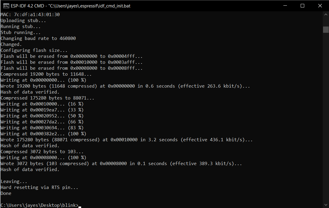 Single LED Blink Example for ESP32-C3-DevKITM-1 - Electronics-Lab.com
