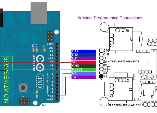 arduino programing wiring - Electronics-Lab.com