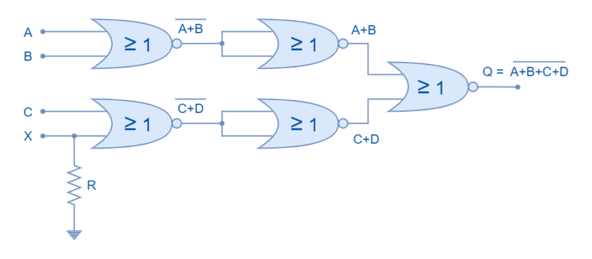 Logic NOR Gate - Electronics-Lab