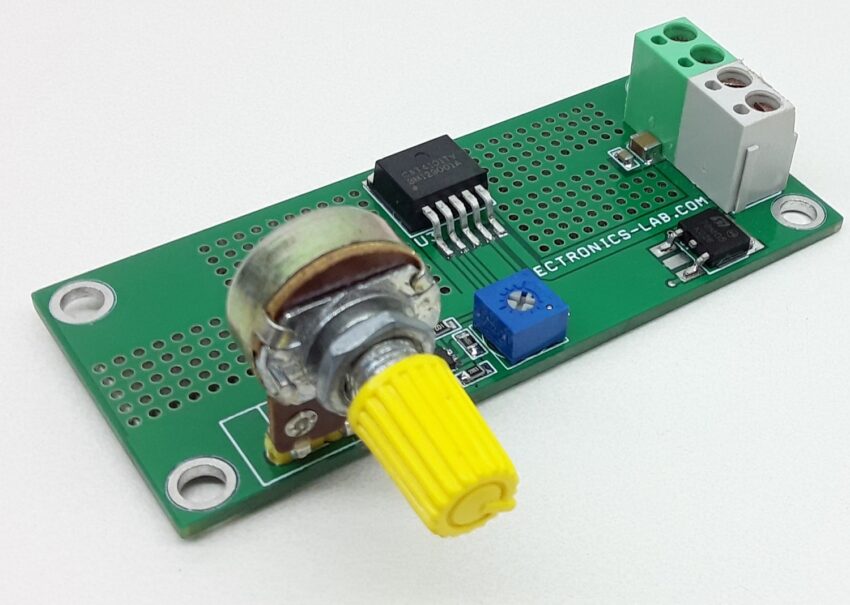 12W Constant-Current LED Driver with PWM Dimming - 12V DC@1A Input ...