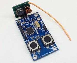 315Mhz RF Remote Transmitter - Arduino Compatible - Electronics-Lab.com