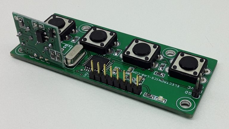 4 Channel 315Mhz RF Remote Transmitter - Arduino Compatible ...