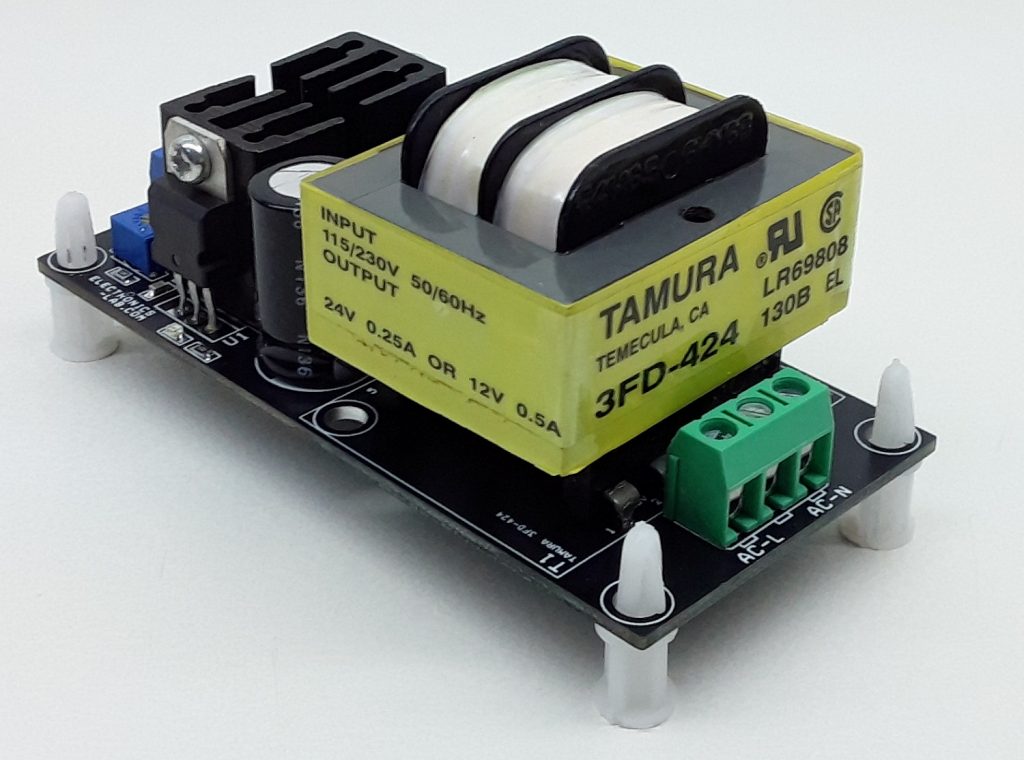 Dual Output Adjustable Linear Power Supply +/-1.2V to +/-12V @ 250mA ...