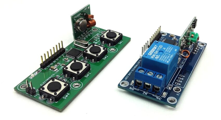 4 Channel 315Mhz RF Remote Transmitter - Arduino Compatible ...