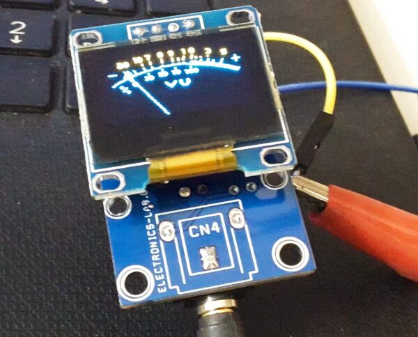 Analog Style VU Meter on OLED Display - Arduino Compatible ...
