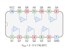 7407_hex_buffer - Electronics-Lab.com