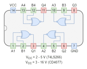 74266_Quad_2input - Electronics-Lab.com