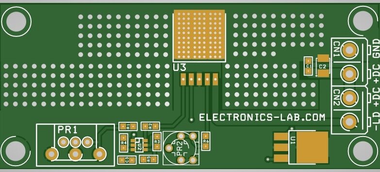 PCB GERB TOP - Electronics-Lab.com