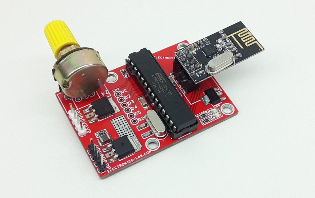 Radio Remote Control LED Dimmer Using NRF24L01 - Arduino Compatible ...