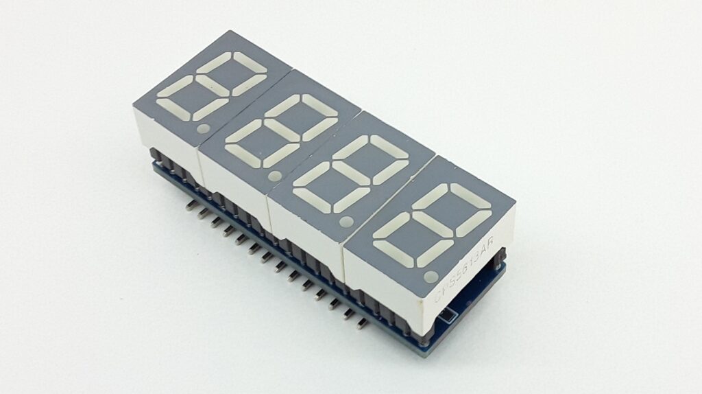 4 Digit Common Cathode 0.5" - 7 Segment Display Module (Multiplexed ...