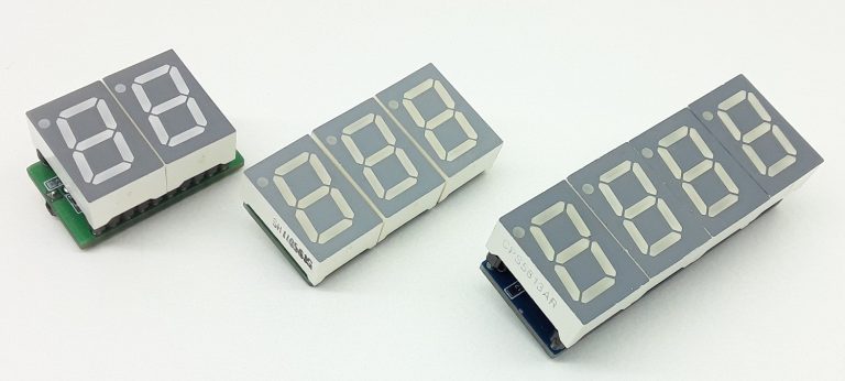 3 Digit Common Cathode 0.5" - 7 Segment Display Module (Multiplexed) - Electronics-Lab