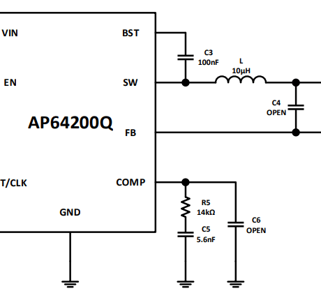 AP64200Q_Typical Application Circuit - Electronics-Lab.com