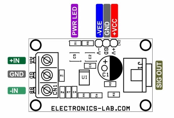 Balanced Line Receiver for Digital Signal Over Twisted Pair CAT-5 Cable ...
