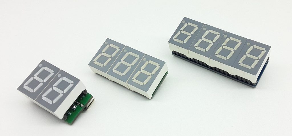 2 Digit Common Cathode 0.5" - 7 Segment Display Module (Multiplexed ...