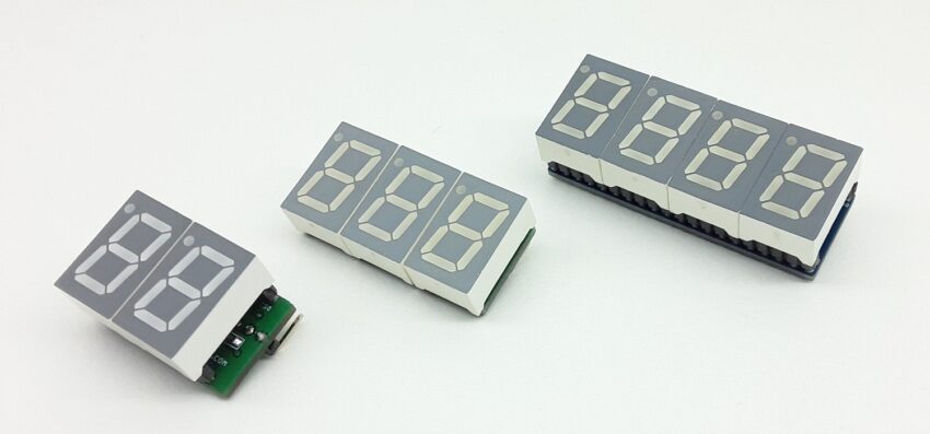 2 Digit Common Cathode 05 7 Segment Display Module Multiplexed Electronics
