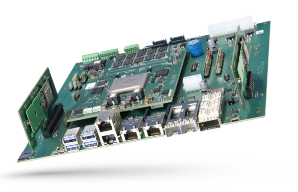 Embedded AI platform combines 16-core NXP Layerscape LX2160A processor with up to 5x Hailo-8 ...