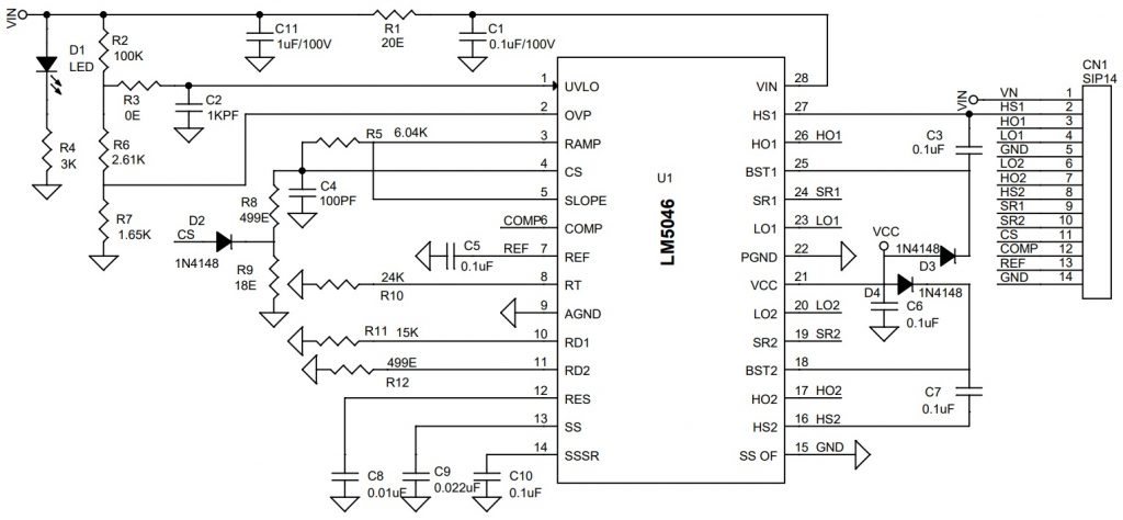 Phase-Shifted Full-Bridge PWM Controller Module - LM5046 Breakout Board ...