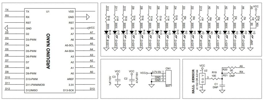POV (Persistence of Vision) - Open-Source Arduino Nano Hardware ...