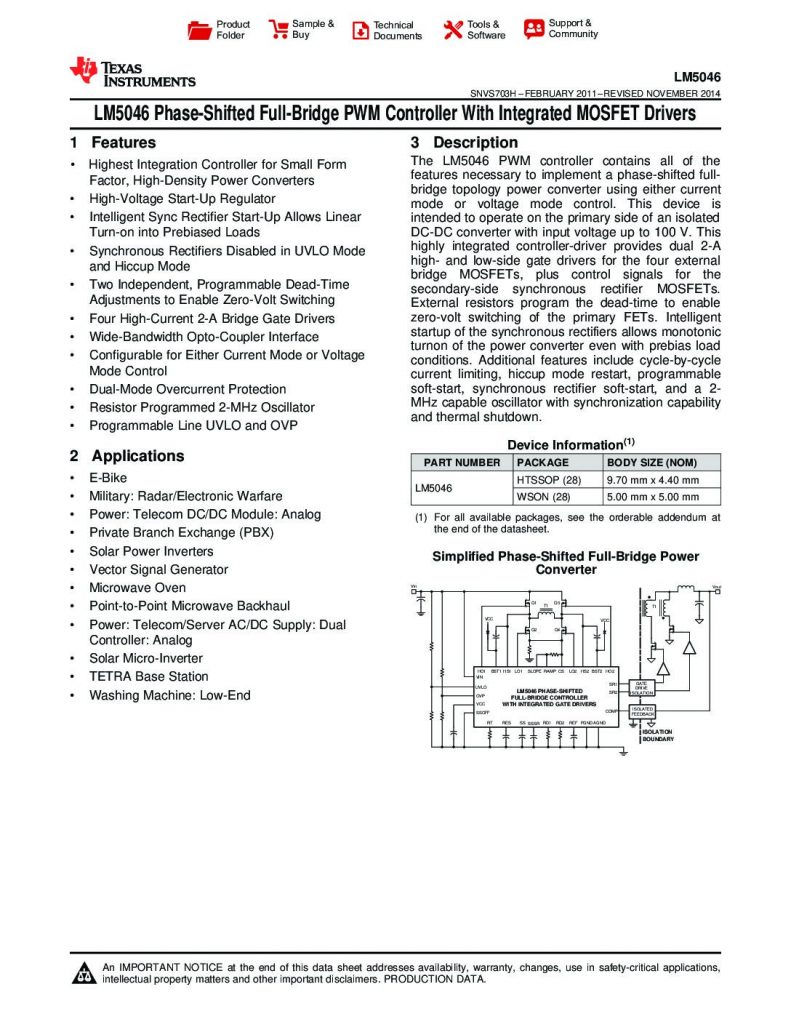 lm5046 - Electronics-Lab.com