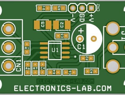 pcb gerb top - Electronics-Lab.com