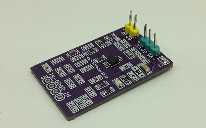 Universal OPAMP Board for SMD MSOP8 Package - Electronics-Lab