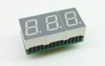 3 Digit Common Cathode 0.5" - 7 Segment Display Module (Multiplexed ...