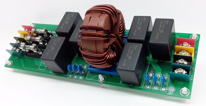 3 Phase (3 Wire) EMI Filter - 480VAC - Electronics-Lab