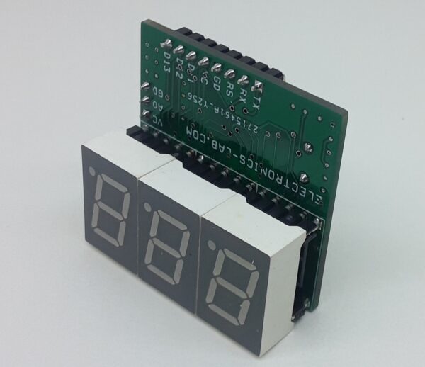 Arduino 3-Digit 0.5" Common Cathode 7 Segment Display Module ...