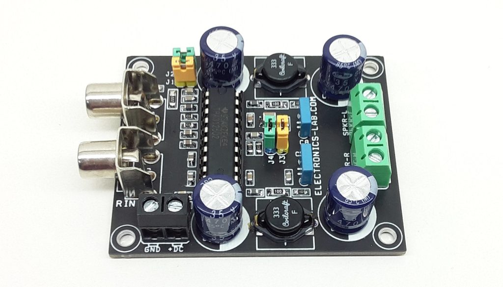 10W Class-D Stereo Audio Amplifier with Mute, Shutdown and Four Gain ...