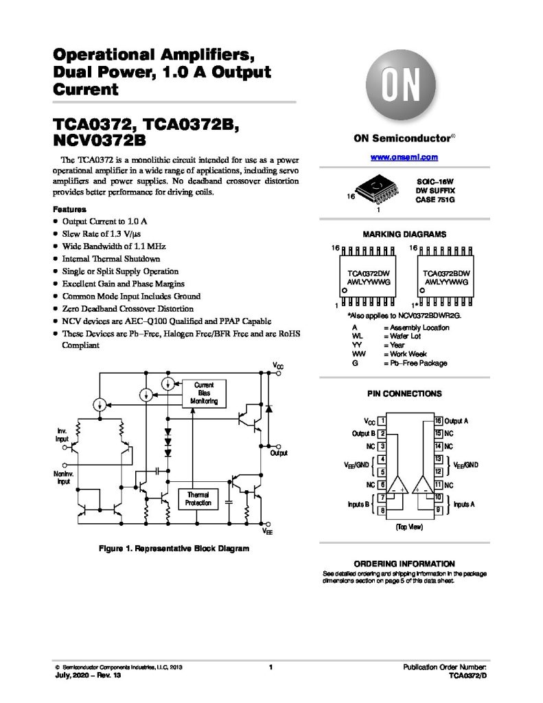 TCA0372-D - Electronics-Lab.com