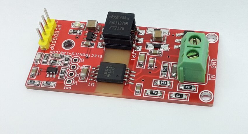 250v Ac Isolated Voltage Sensing Circuit With Single Output 250v Ac Input 5v Output