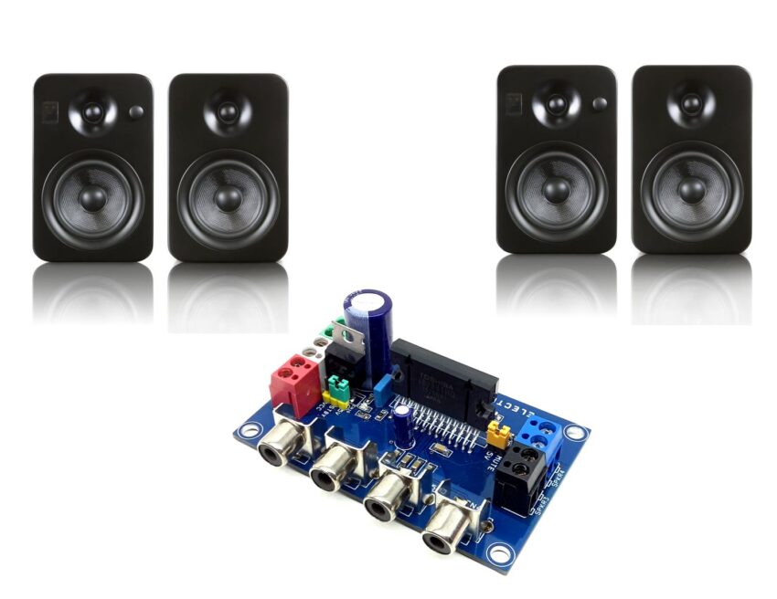 49W BTL 4 Channel Audio Power Amplifier - Electronics-Lab