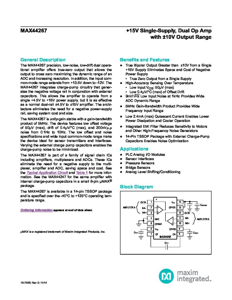 MAX44267-535620 - Electronics-Lab.com