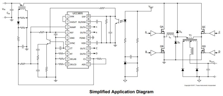 Carrier Board for Advanced Phase-Shift PWM Controller UCC3895 ...