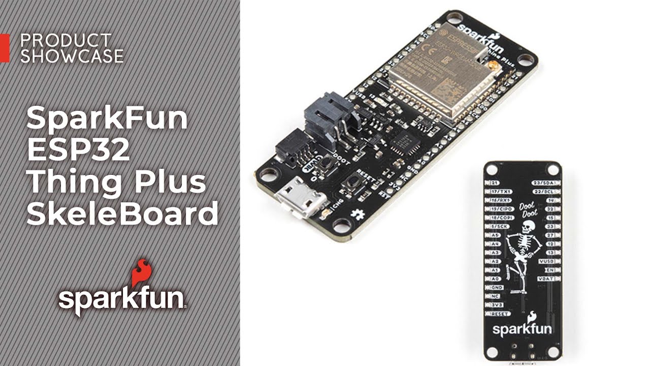 Esp32 Based Sparkfun Thing Plus Skeleboard For A Wide Range Of Applications Electronics