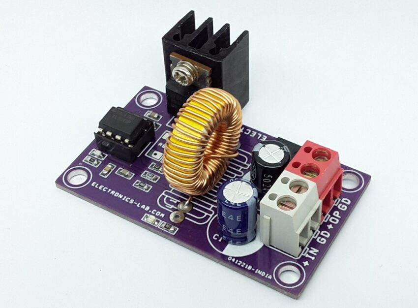 DC-HV DC Converter - 200V @ 20mA Output with 12V DC Input - Electronics-Lab